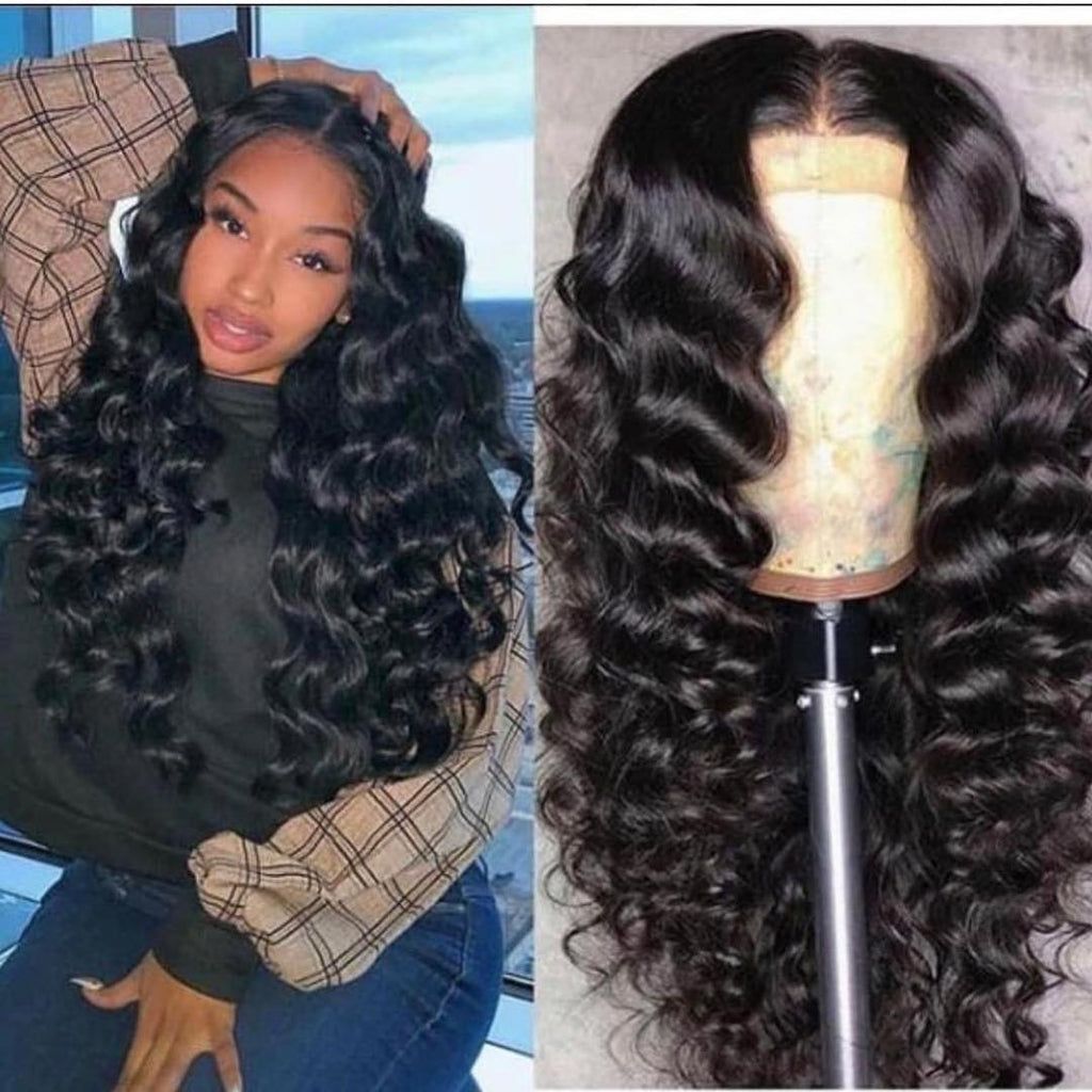 Lush Wig - Loose Body Wave Human Hair Lace Frontal Wig