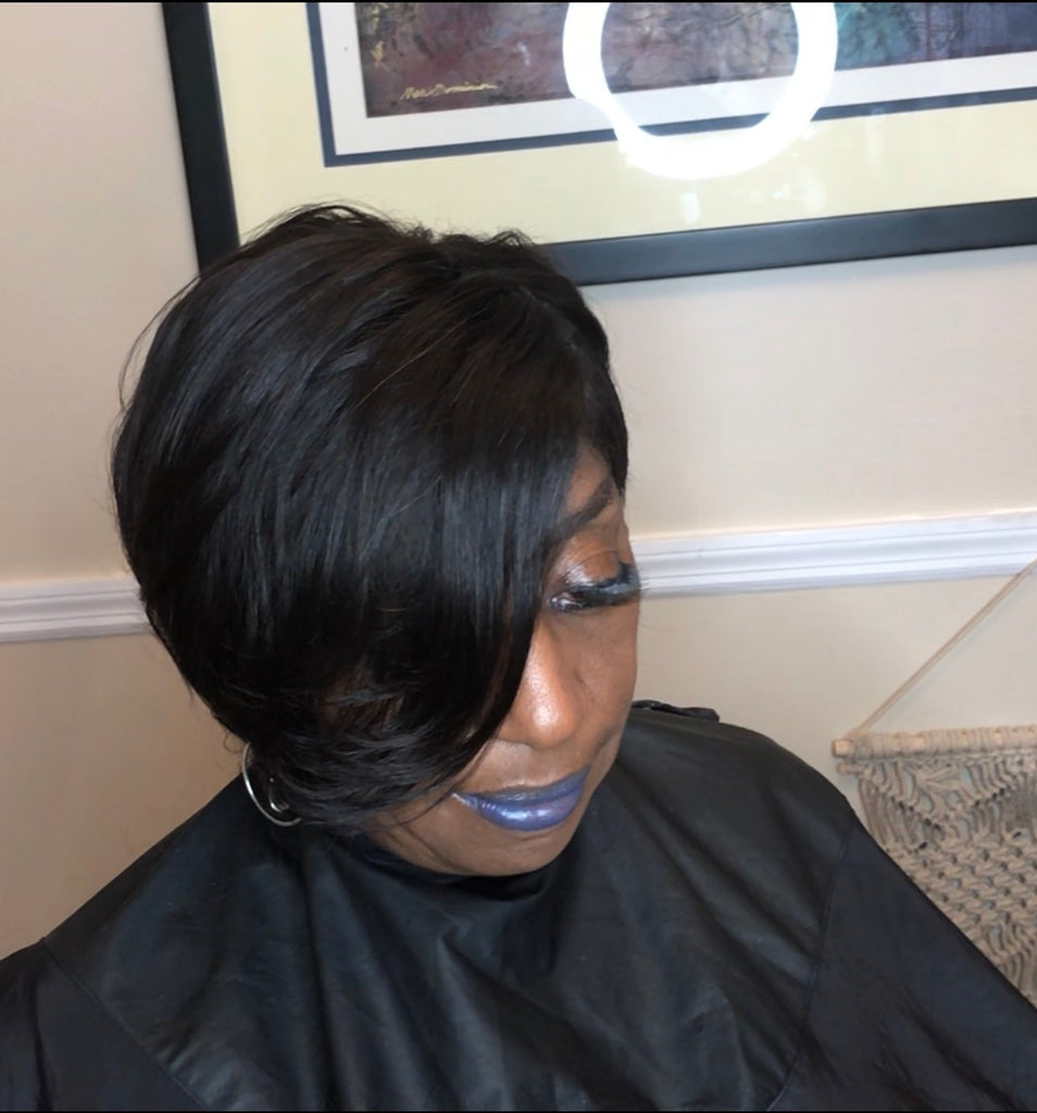 Lush Wig - Lena 150% Density Pre Plucked Full Lace Short Bob